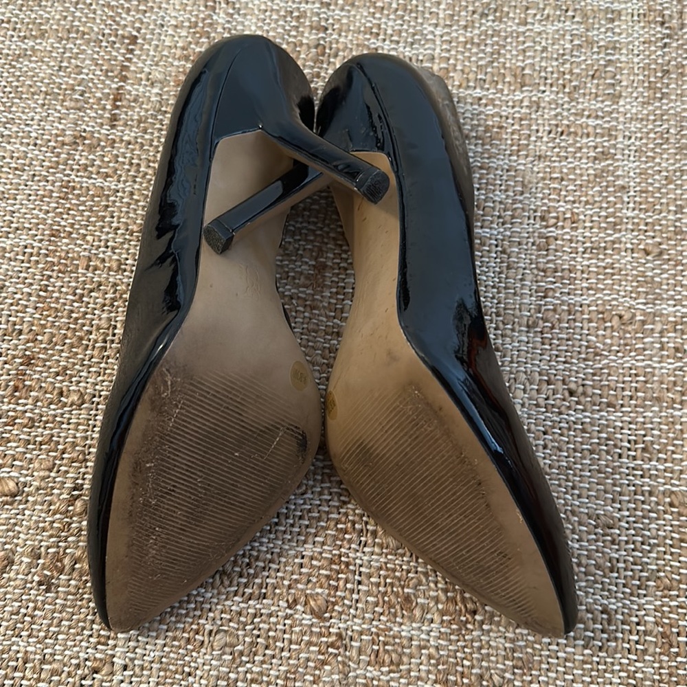 Bcbg Paris Jaze Pump D'orsay Black Patent Leather Poi… - Gem